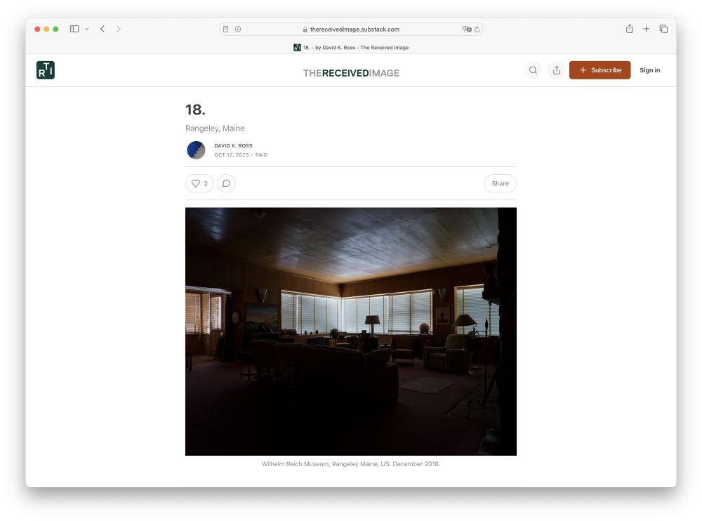 The Received Image - David K Ross