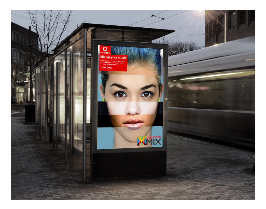 Vodafone Mix - Paul Garrett Design