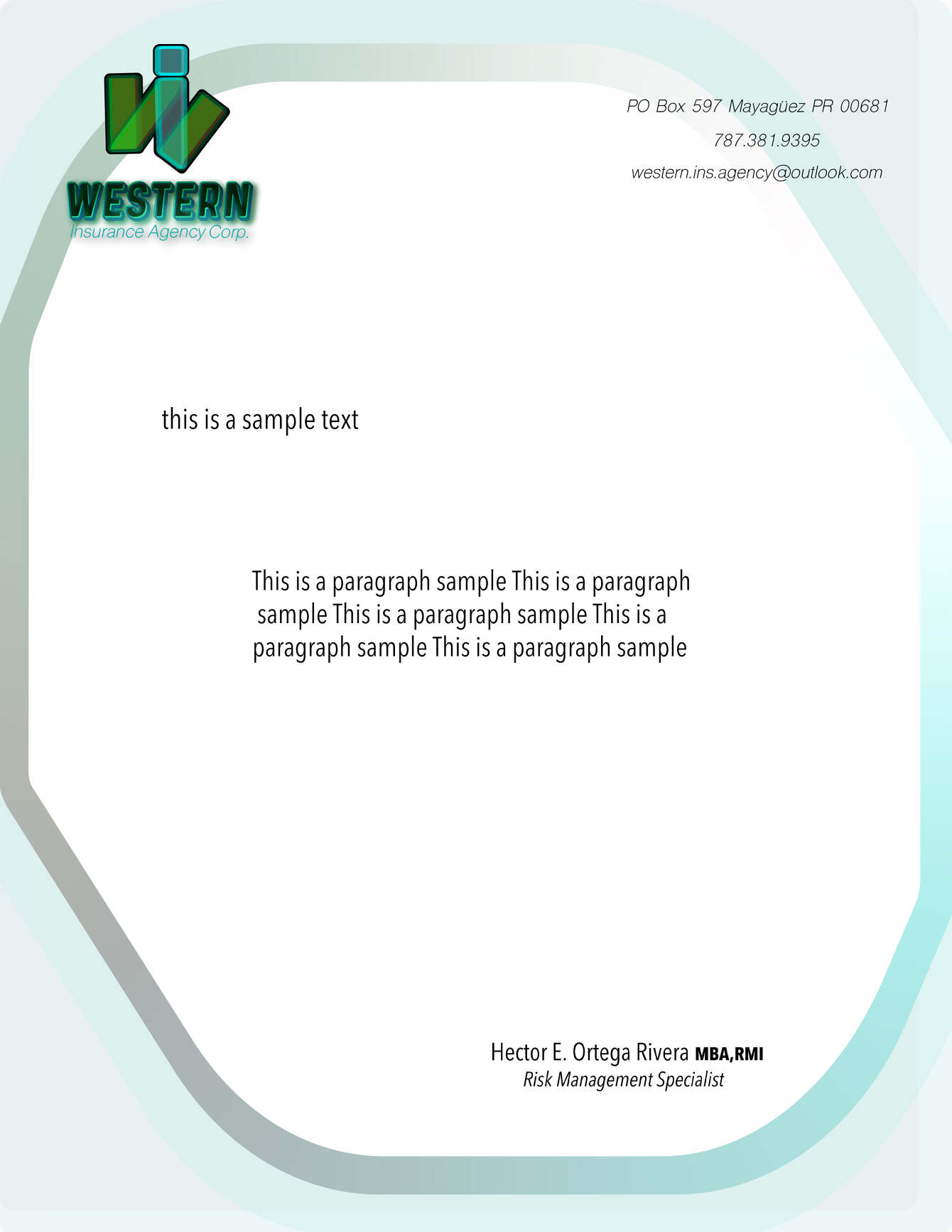 Western Insurance - Andrew Sánchez