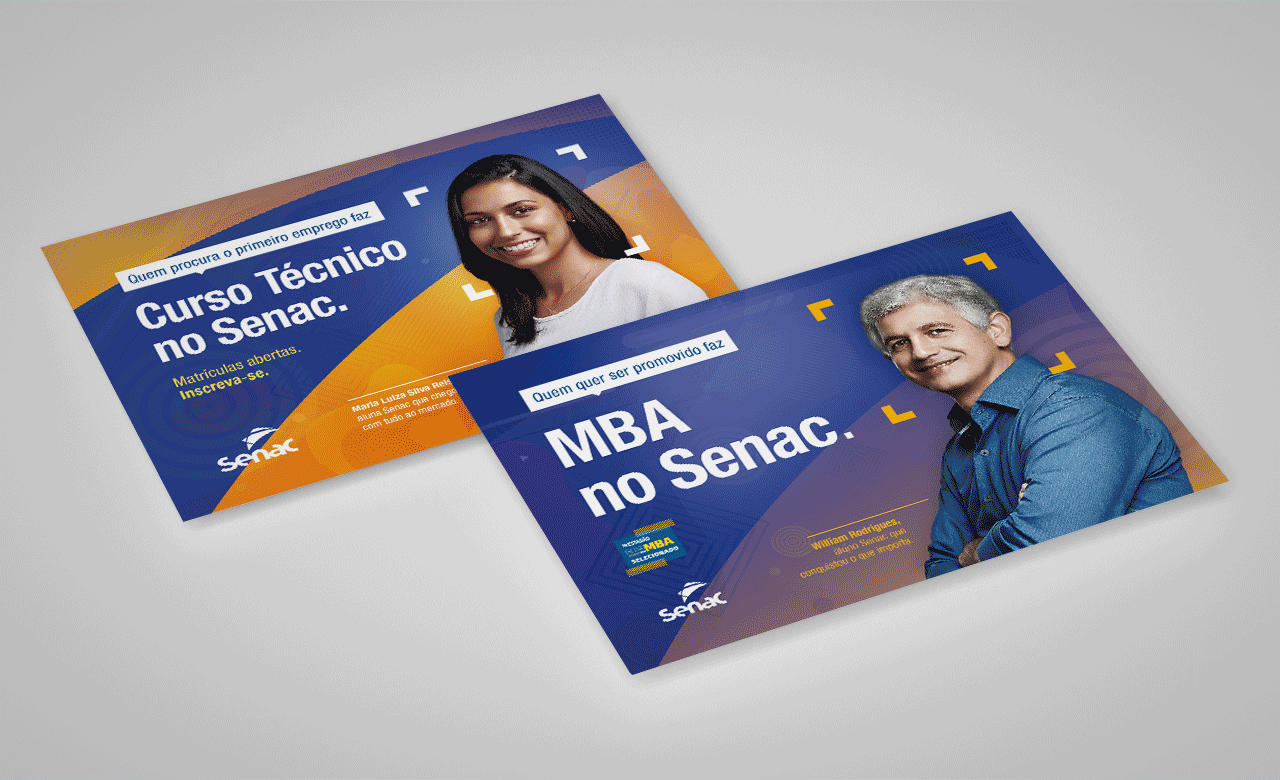 Campanhas Senac - 2018/19 - mari pacheco | design gráfico