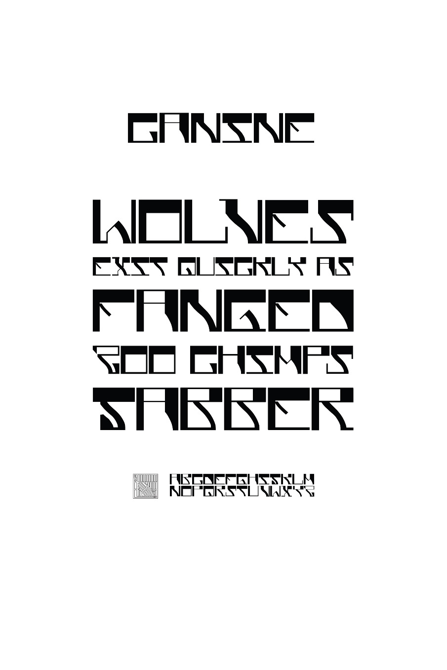 Canine font - Talia Knowles