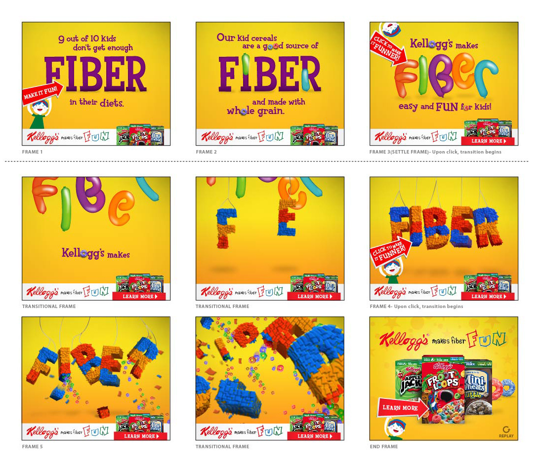 Kelloggs Makes Fiber Fun - YoonJung Park | Creative, UX. Content, Marketing