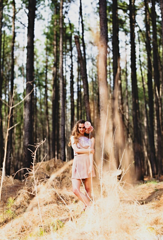 With Flowers in Her Hair - Raleigh Portrait Photography - Whit + Proper