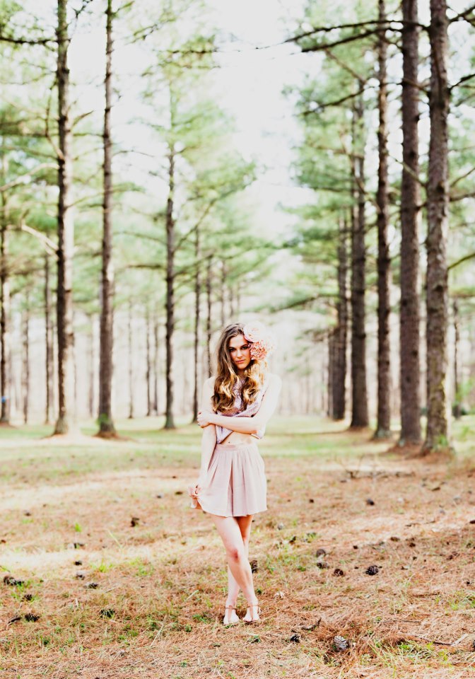 With Flowers in Her Hair - Raleigh Portrait Photography - Whit + Proper