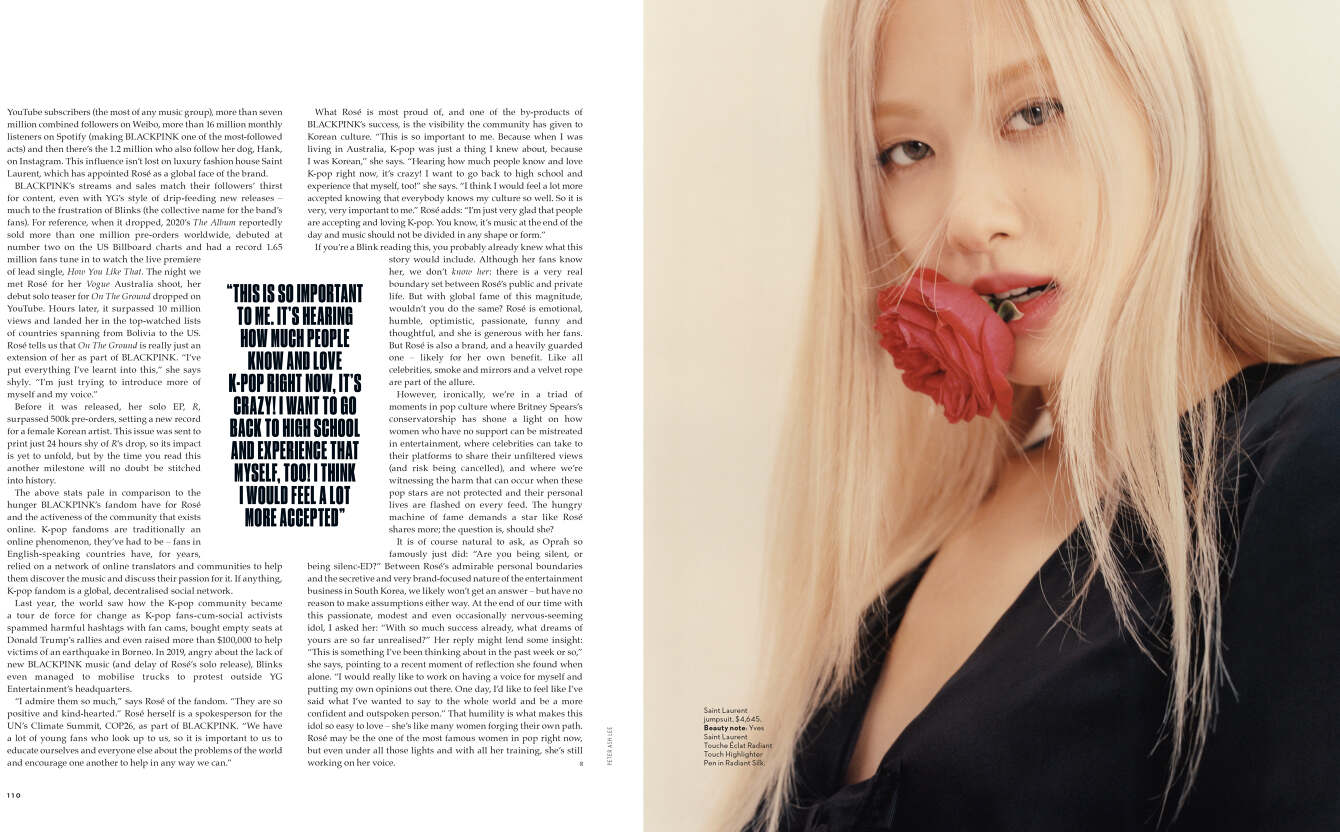 BLACKPINK's Rosé: An Australian Idol - Noelle Faulkner