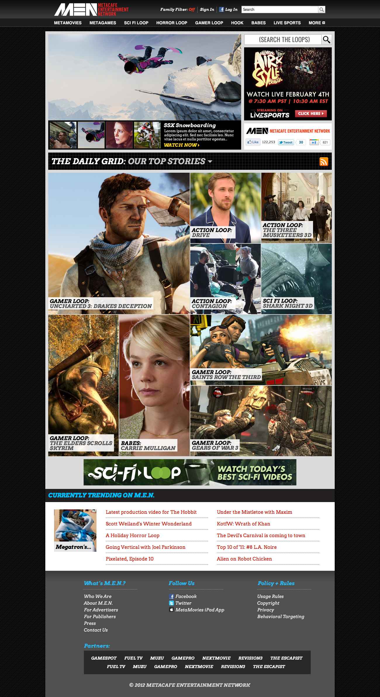 MEN Site Design - greypixel