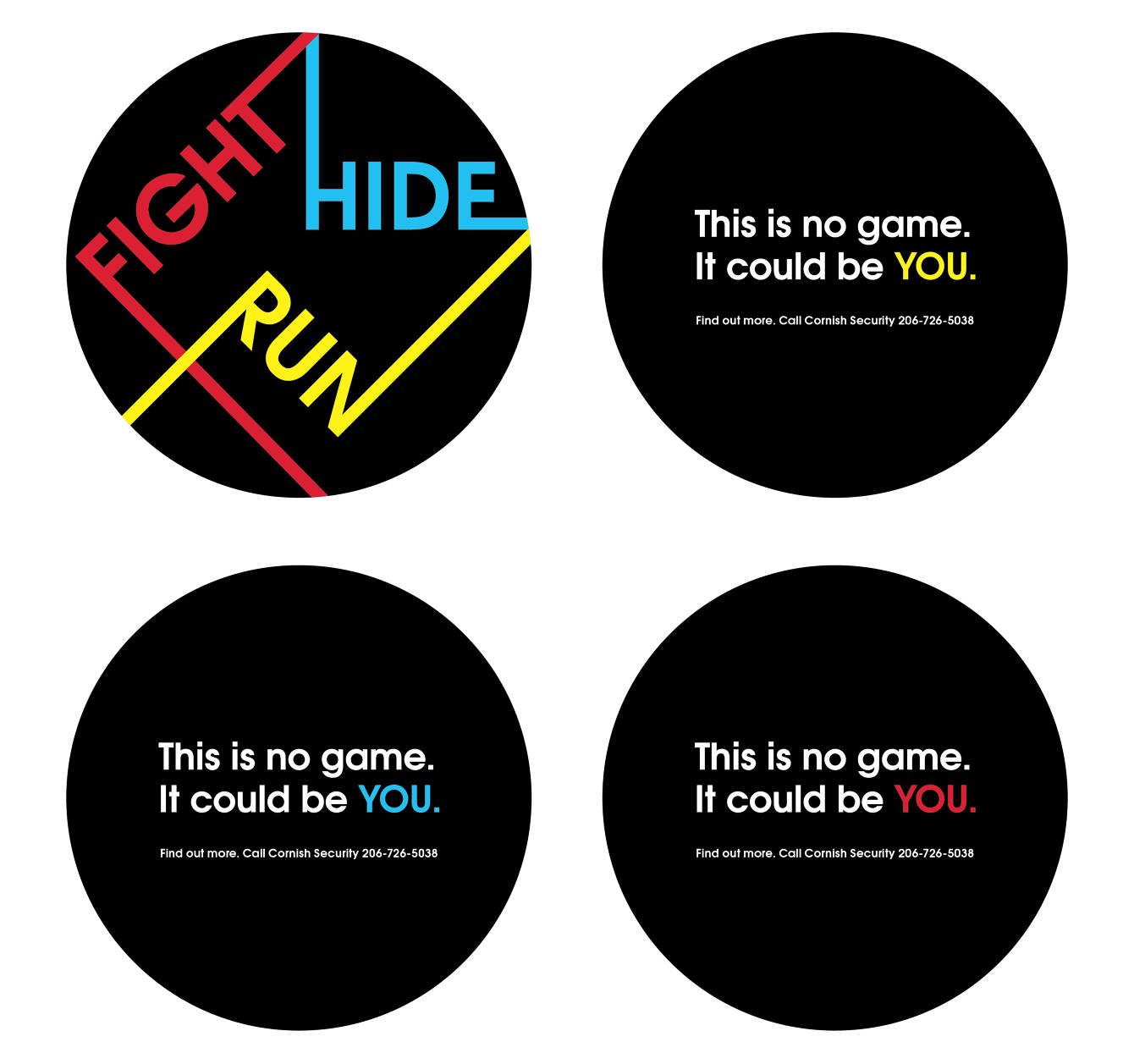 Run Hide Fight Campaign - Amanda Joy Staunton Designs