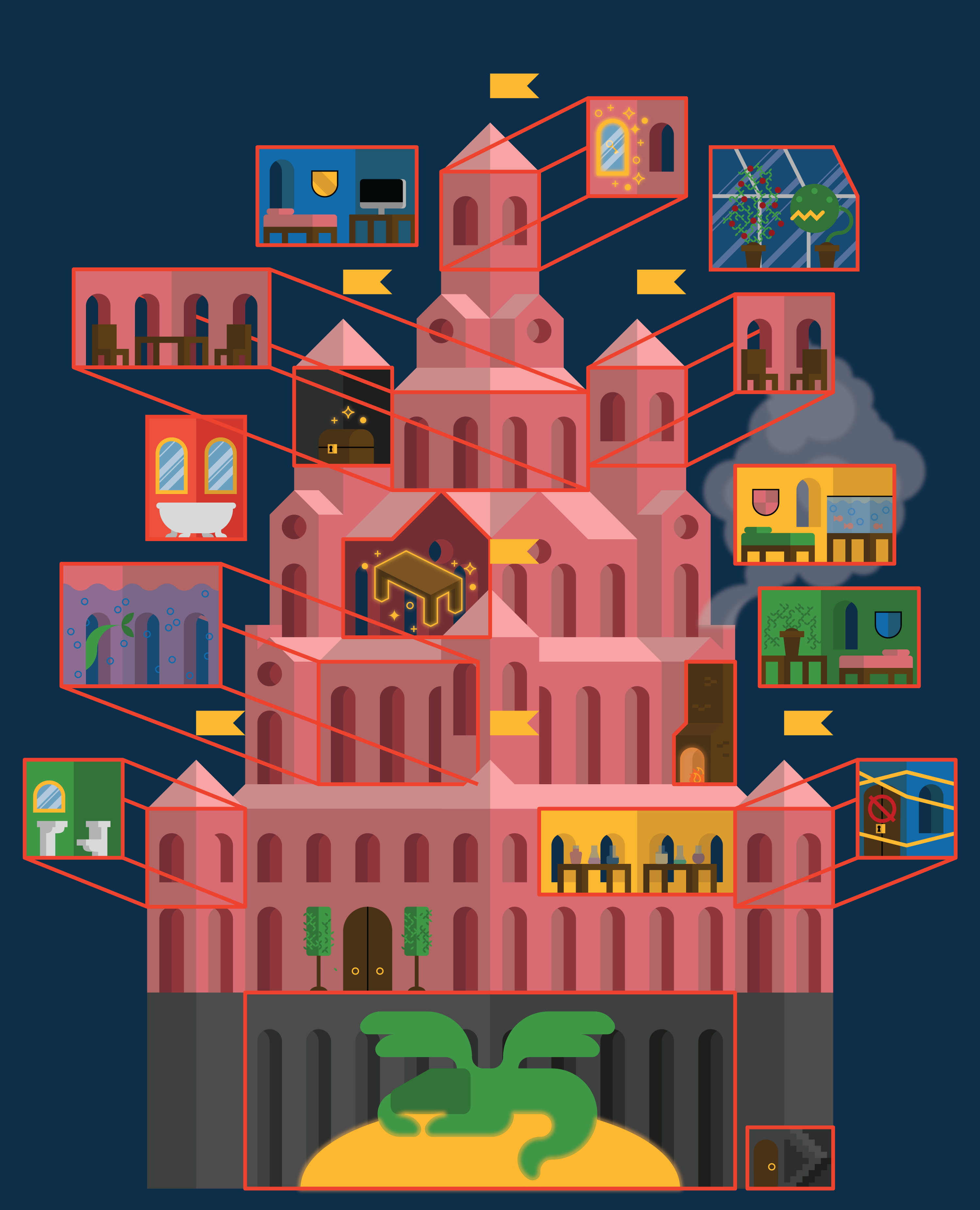 Castle Cross Sections - Jake Manitz