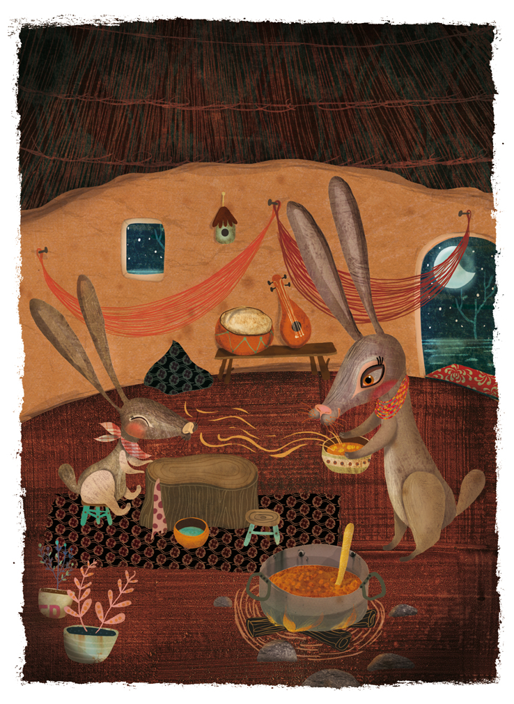 Hare and the Hungry Elephant - Àfrica Fanlo | Illustration, Books, Toys ...