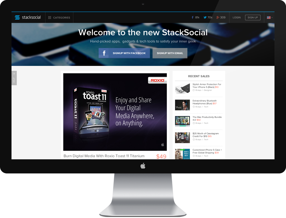 StackSocial - Alex McDonald | Product, UI/UX, Graphic, Web, Print Designer