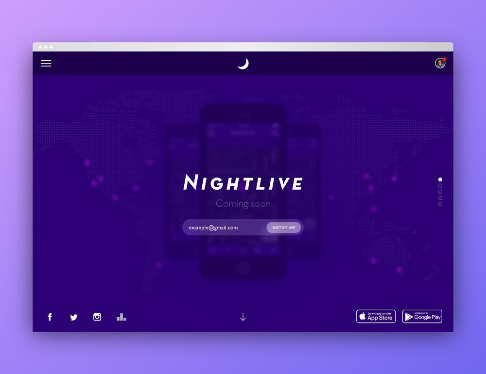 Nightlive - Alex McDonald | Product, UI/UX, Graphic, Web, Print Designer