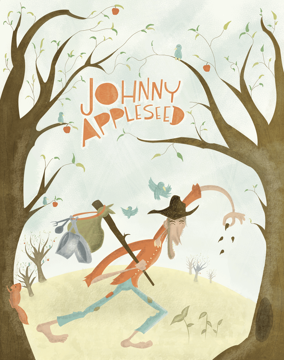 Johnny Appleseed Character Design - Chris Corsi Illustration & Design