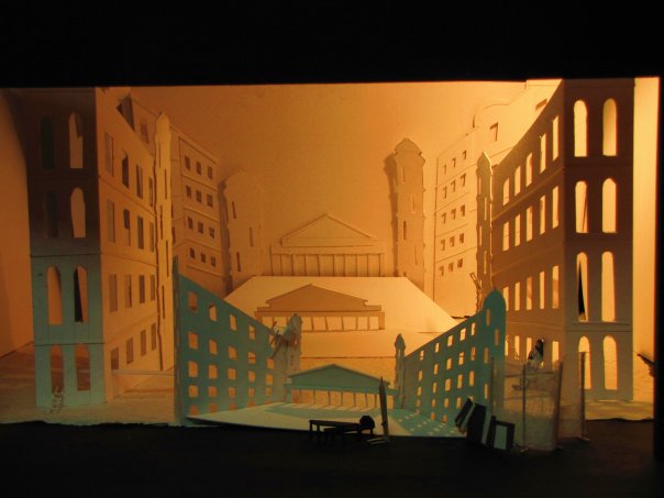layout of scenography - Art in motion