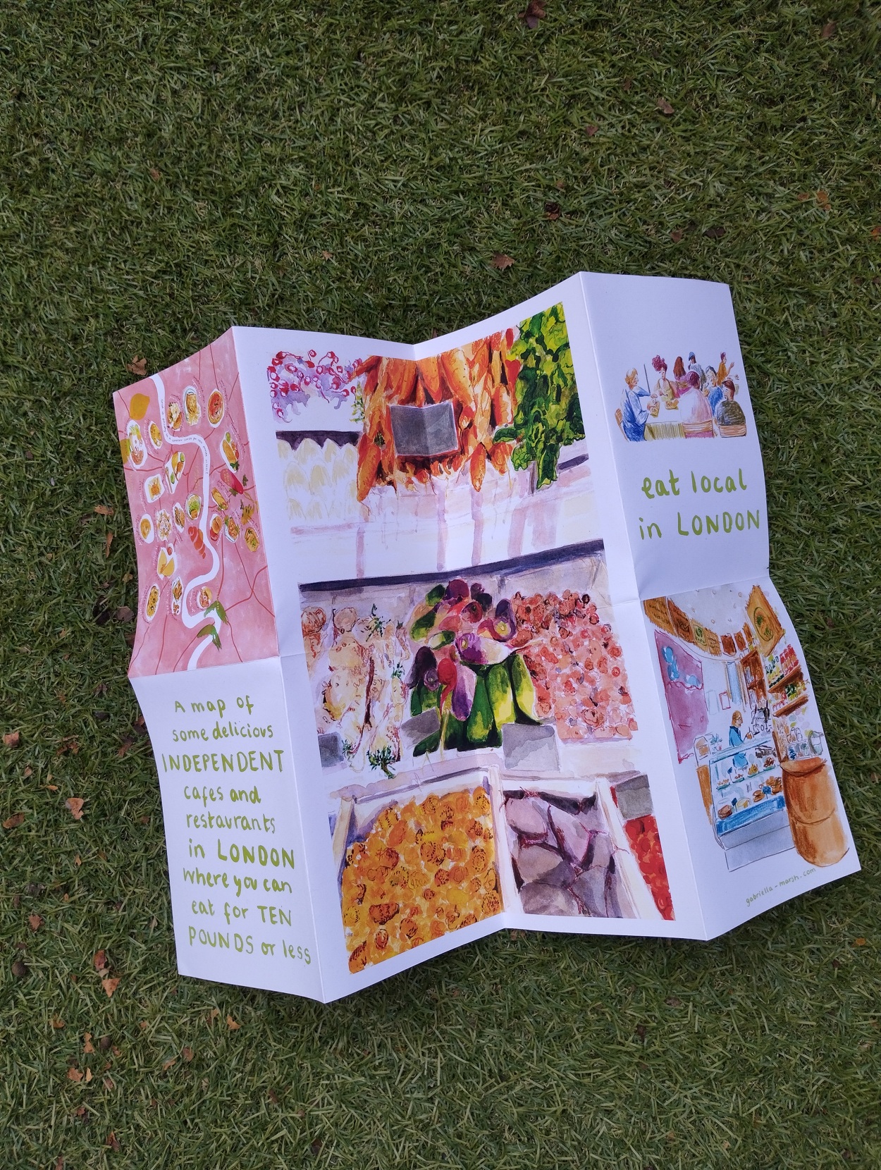 Food map of london lunches for under £10 - Gabriella Marsh