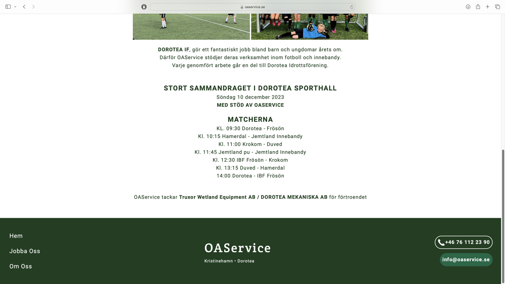 Oa Service - La Tripulación