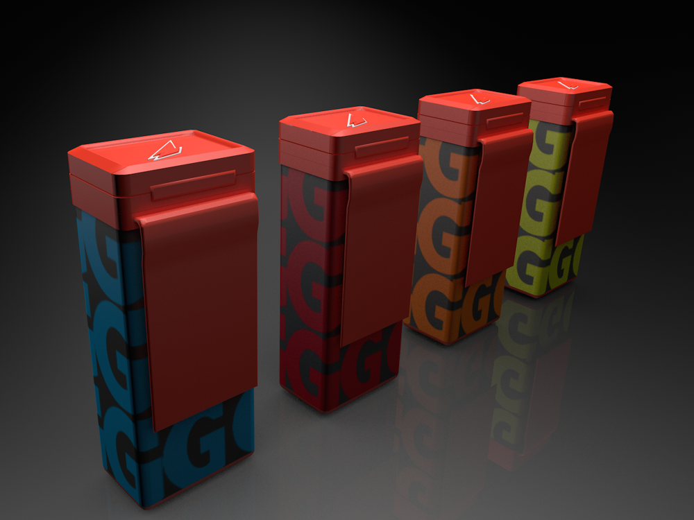 Gatorade Gum Package Design - Ryan Arnett, Art Director