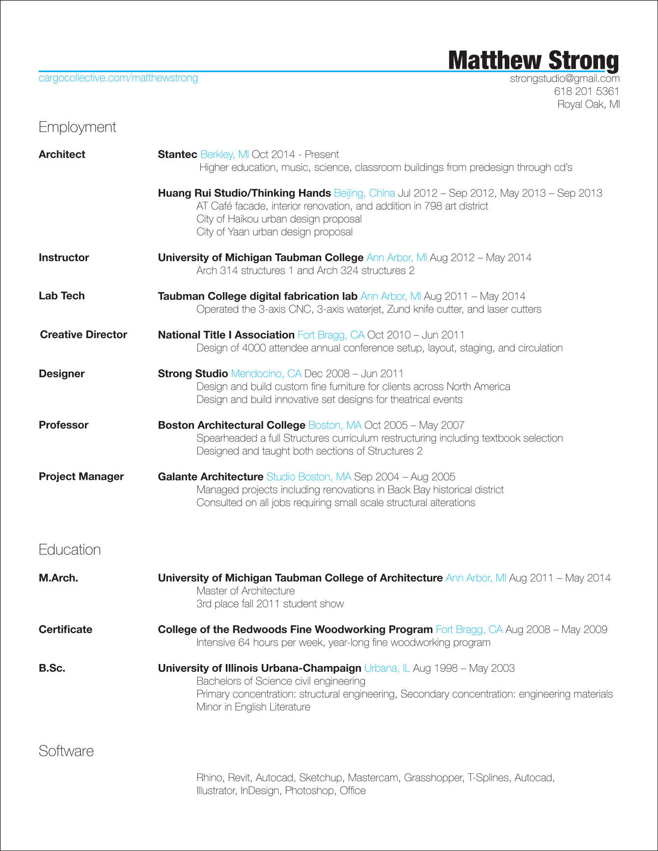 About Matthew Strong - matthewstrong.com