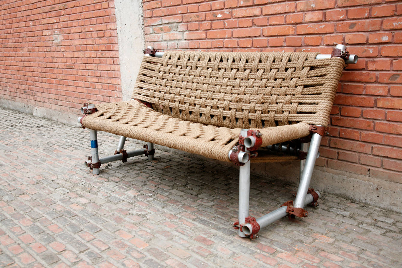 Scaffold Sofa, Cutting Board Shelf - matthewstrong.com