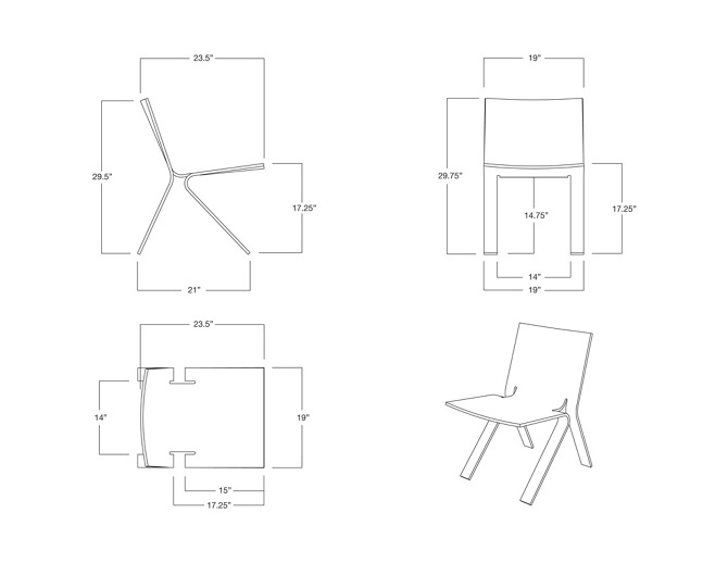 Plywood Chair - matthewstrong.com