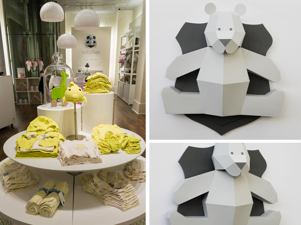 GAP BABY DISPLAY - www.chloefleury.com