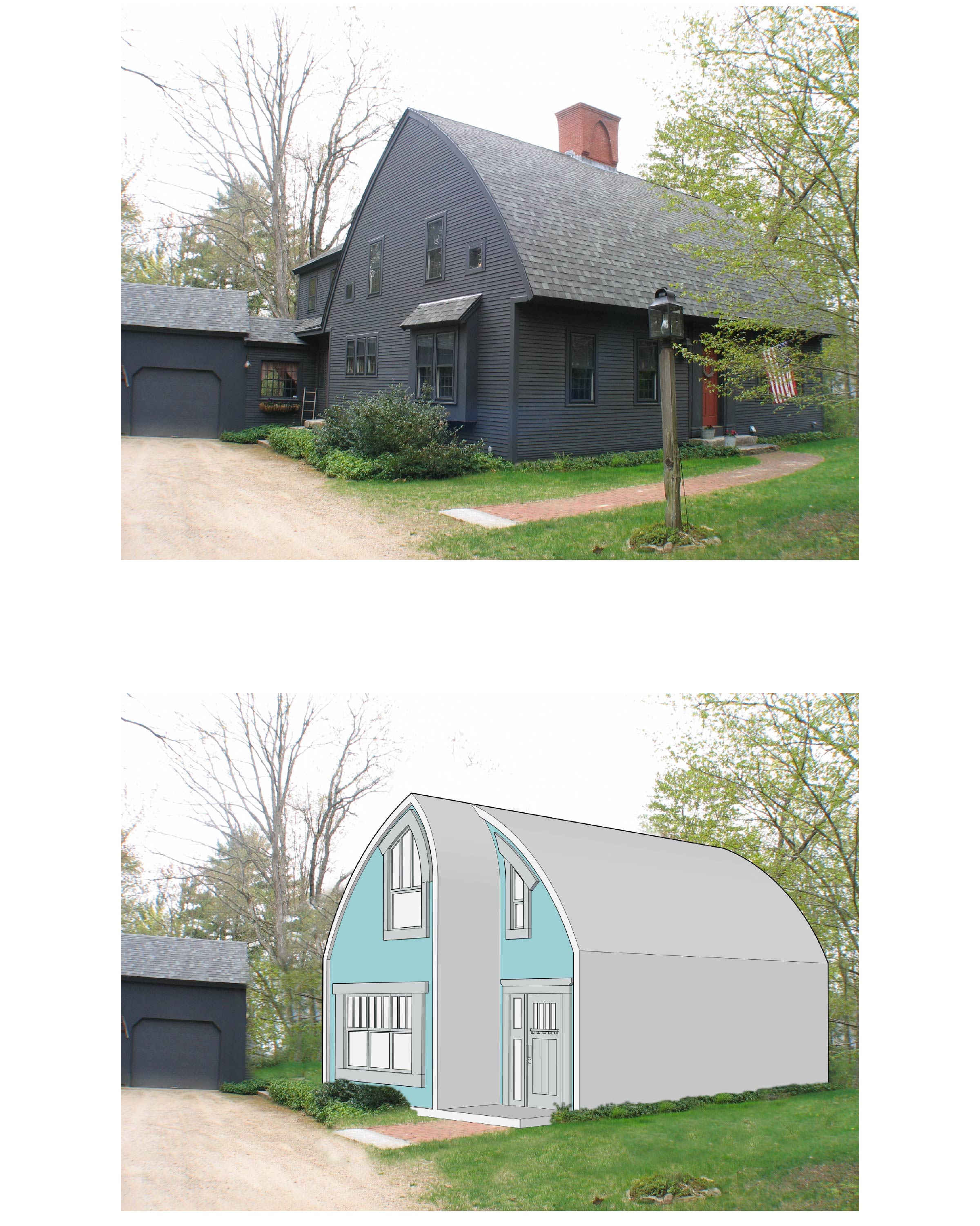 The Bent/Bowed Roof House - Heather Wick