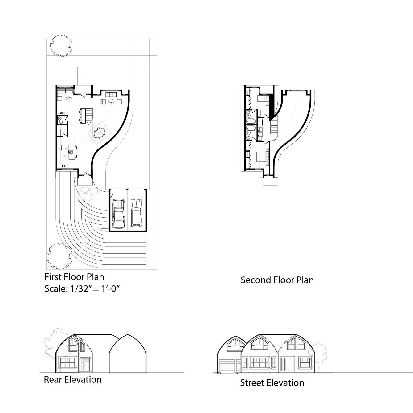 The Bent/Bowed Roof House - Heather Wick