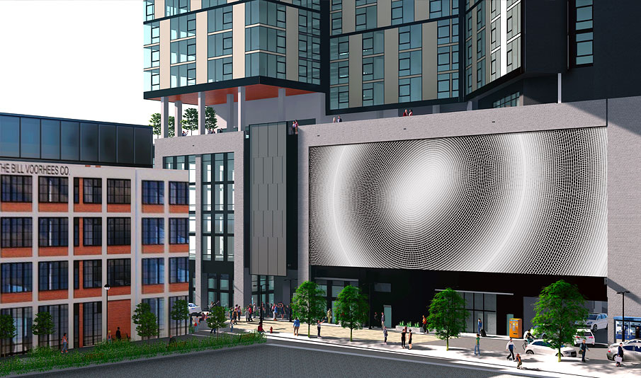 ATTRACTOR, PASEO GULCH TOWER ONE PARKING SCREENS - FAULDERS STUDIO