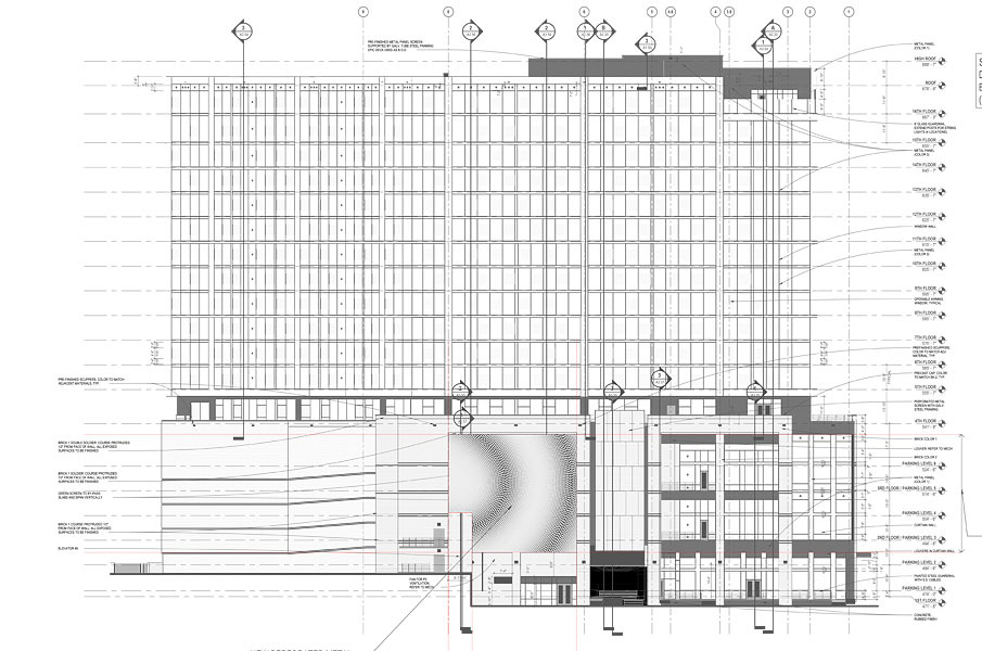 ATTRACTOR, PASEO GULCH TOWER ONE PARKING SCREENS - FAULDERS STUDIO