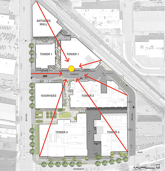 ATTRACTOR, PASEO GULCH TOWER ONE PARKING SCREENS - FAULDERS STUDIO