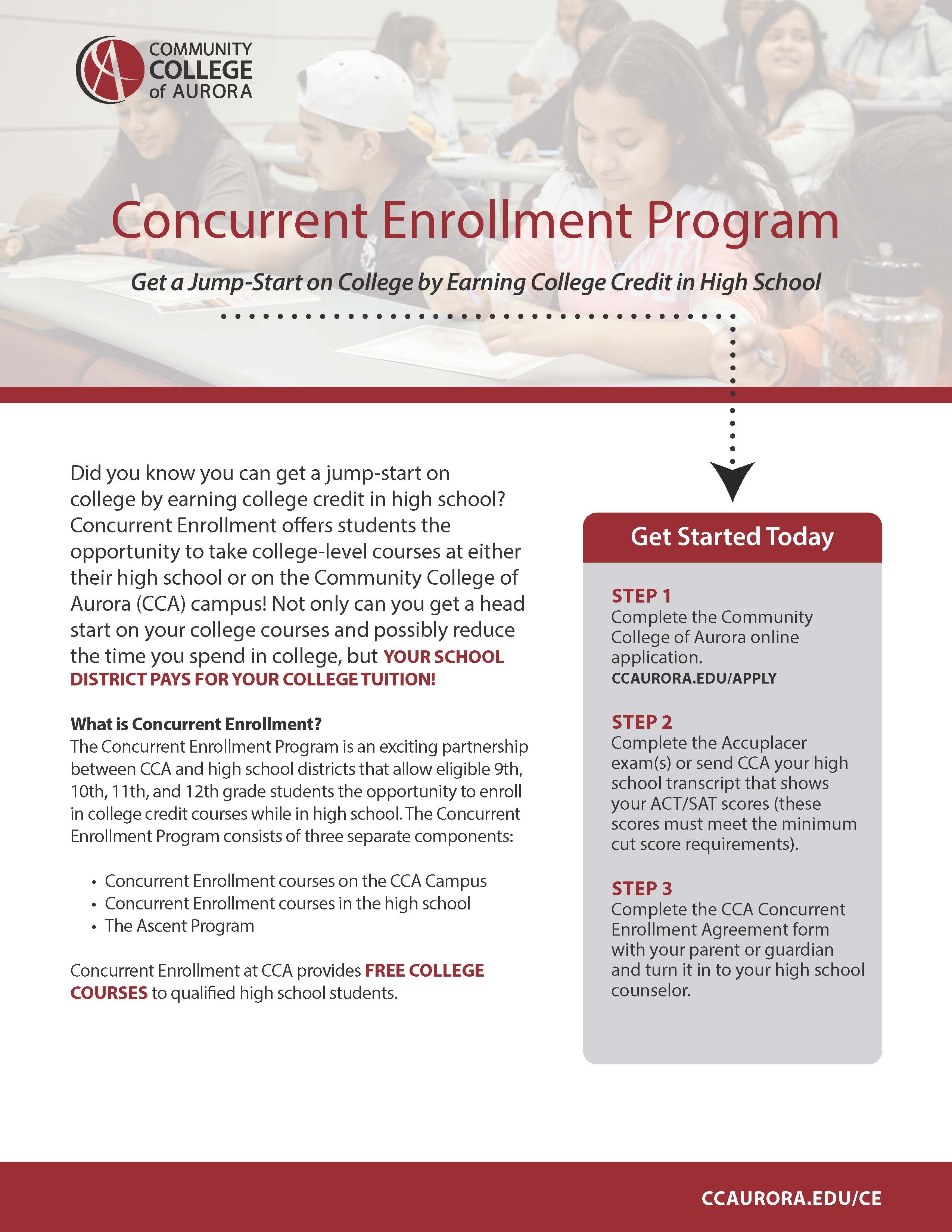 Concurrent Enrollment Flyer - Ana Romero