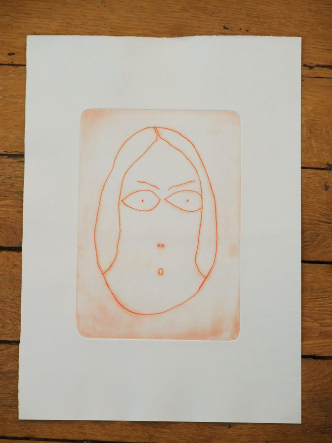 Gravures pointes séches. - Benoit Audé