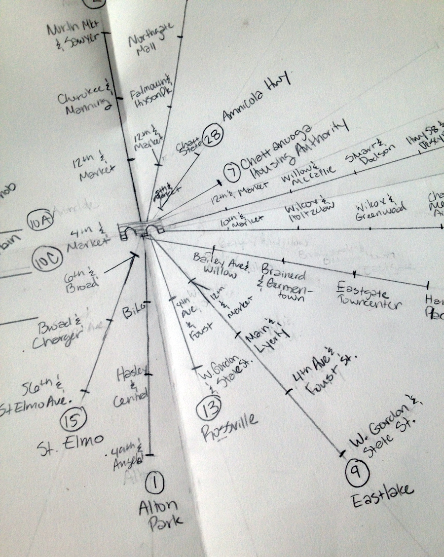 CARTA Route Map Study - Gabrielle Blades