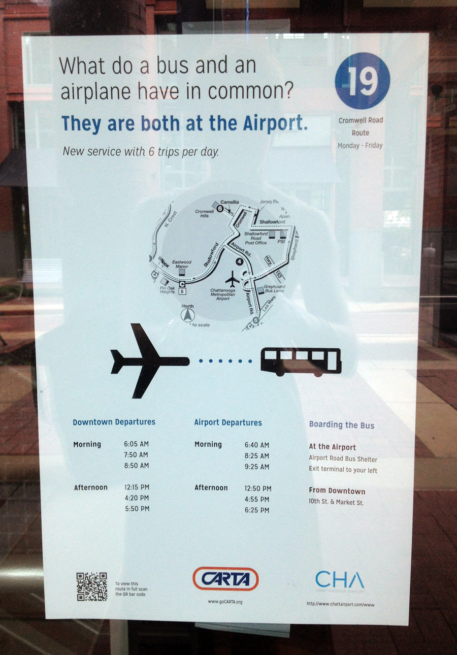 CARTA Airport Route Poster - Gabrielle Blades