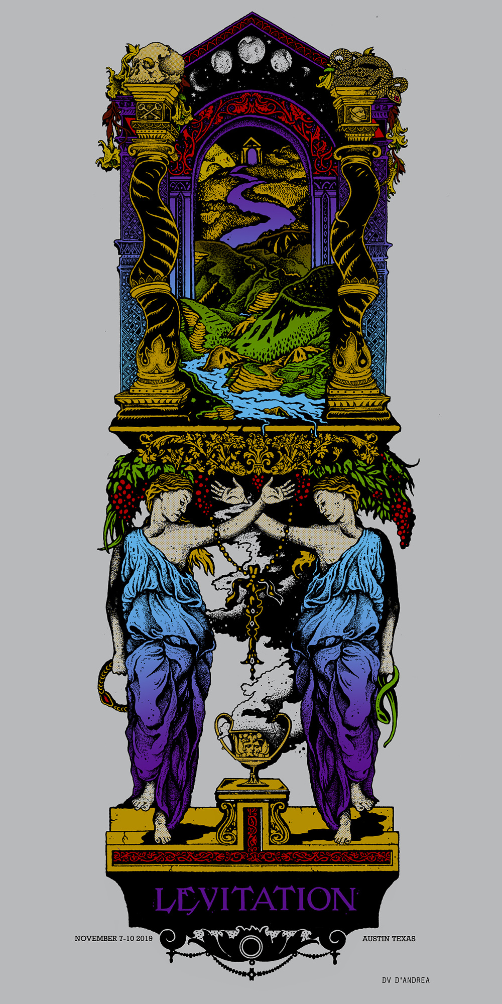 Levitation Festival 2019 - David V. D'Andrea | Illustration