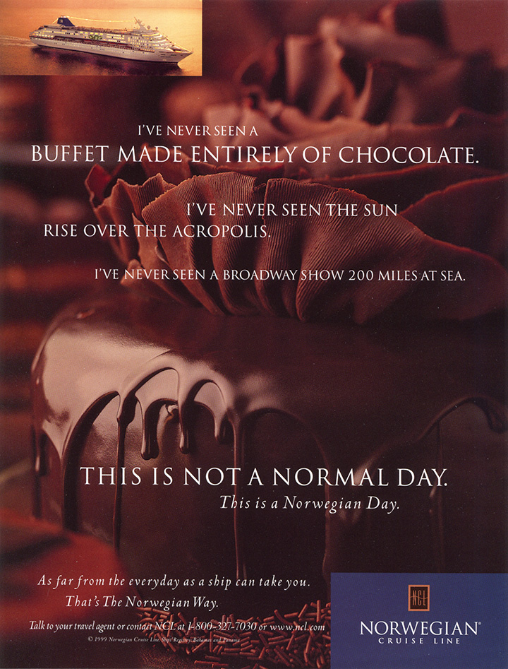 Norwegian Cruise Lines – Print Ads - Robert Salm