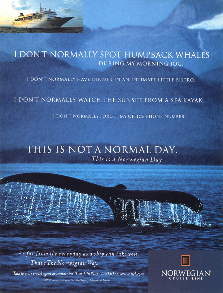 Norwegian Cruise Lines – Print Ads - Robert Salm