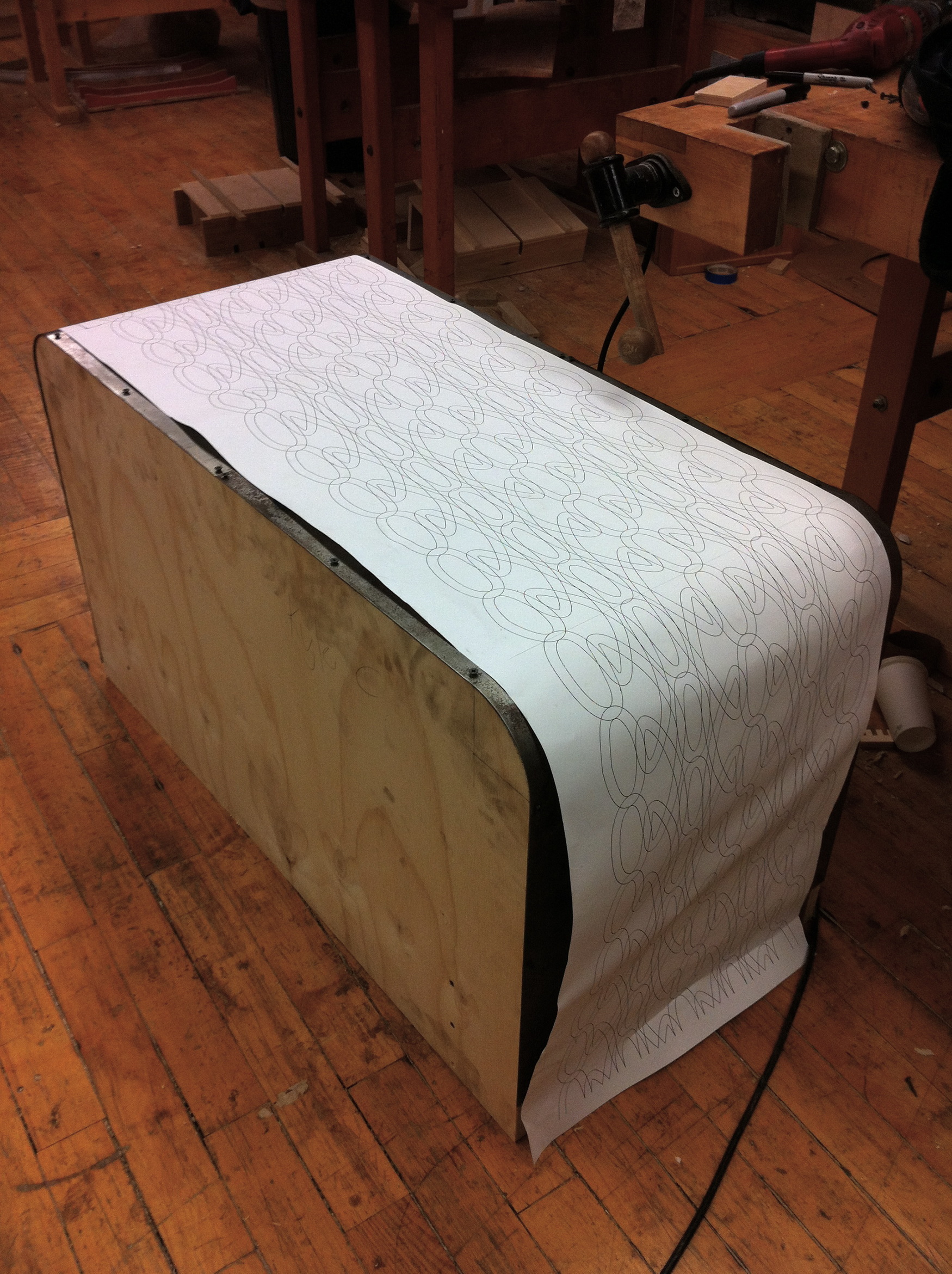 Fiberglass Bench Process - Kyle Chambers Design