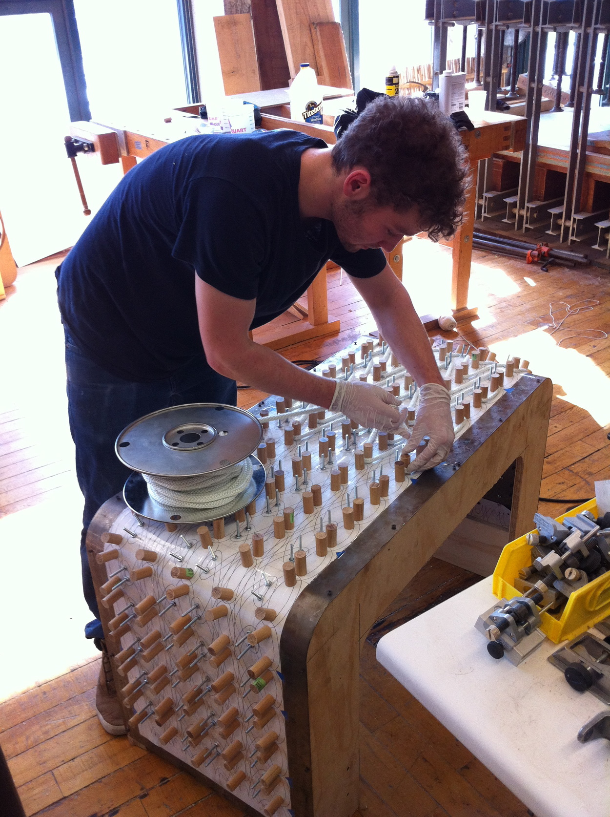 Fiberglass Bench Process - Kyle Chambers Design