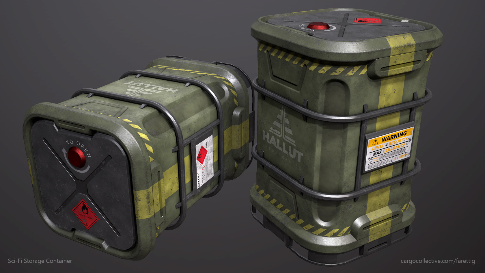 Sci-Fi Storage Container - farettig