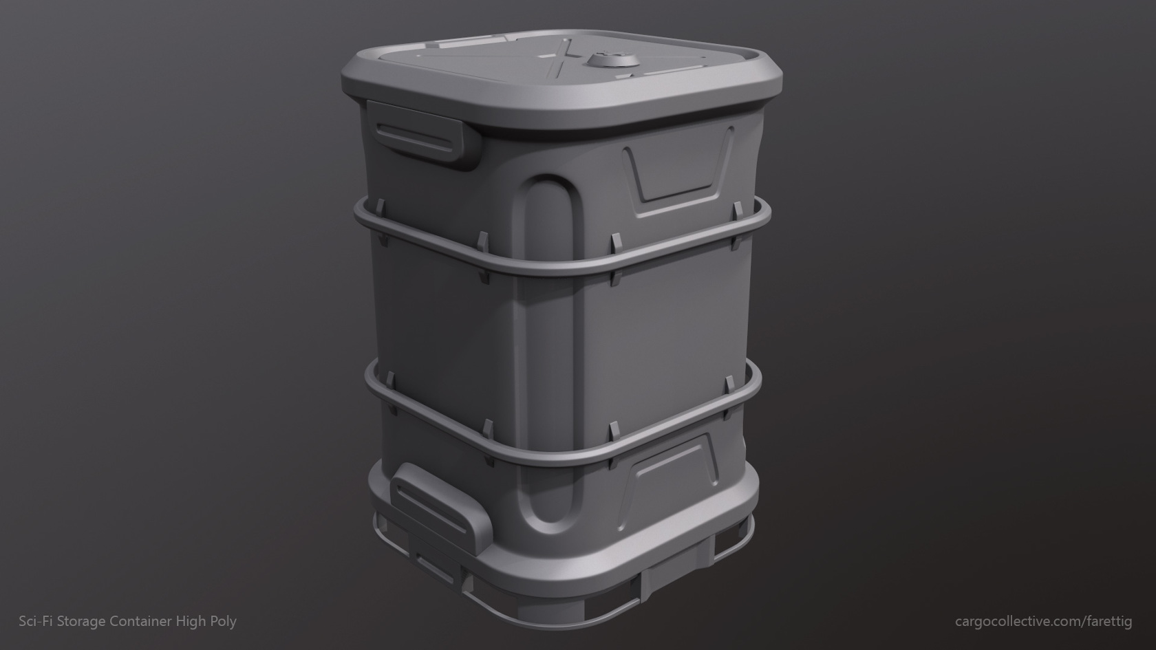 Sci-Fi Storage Container - farettig