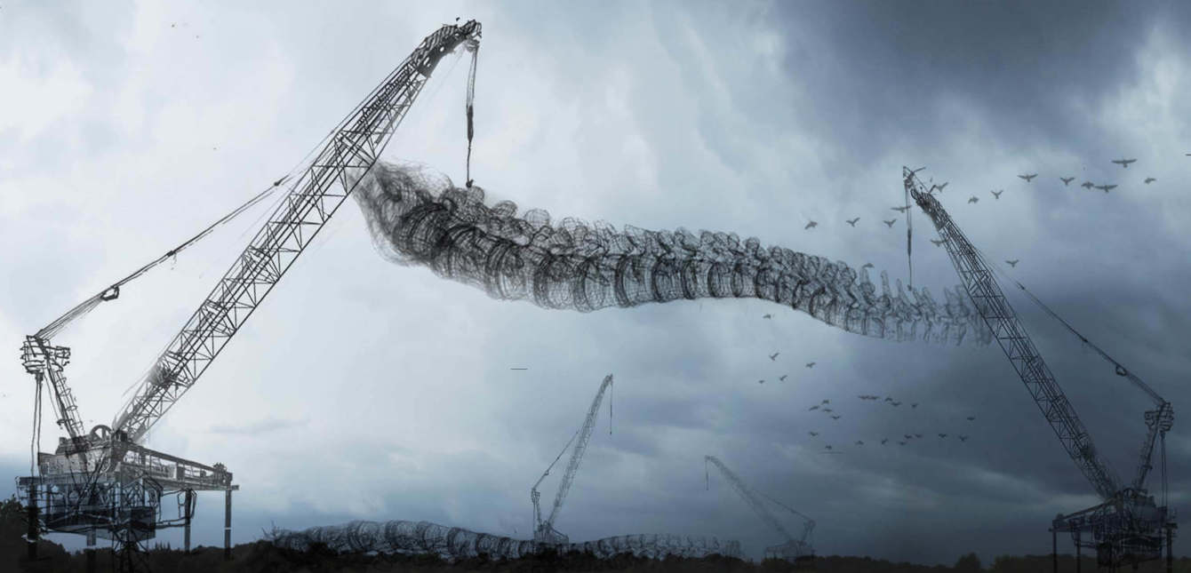 Spinal Settlements / Vertebral Villages - Ben Allnatt Architecture