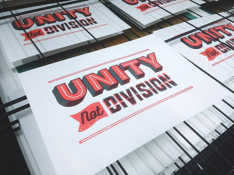 Unity Not Division - Things on Fire - Graphic Design & Illustration