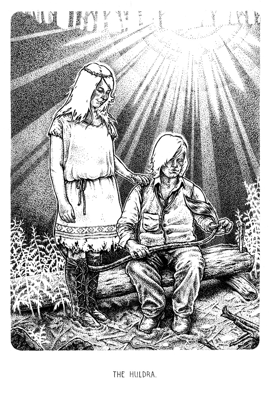 The Huldra - Adam Setala Illustration