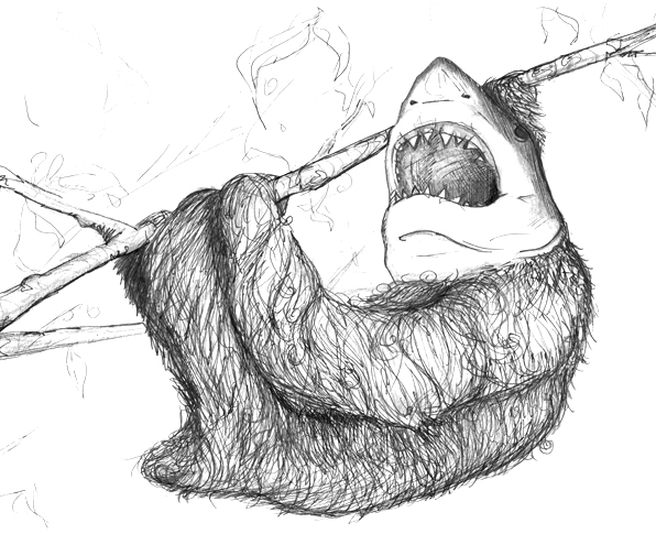 Sloth-Shark - Animalia Bizarre