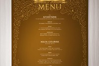 Chateau 1771 "Menus" - Style/Class/Taste - Porporyo