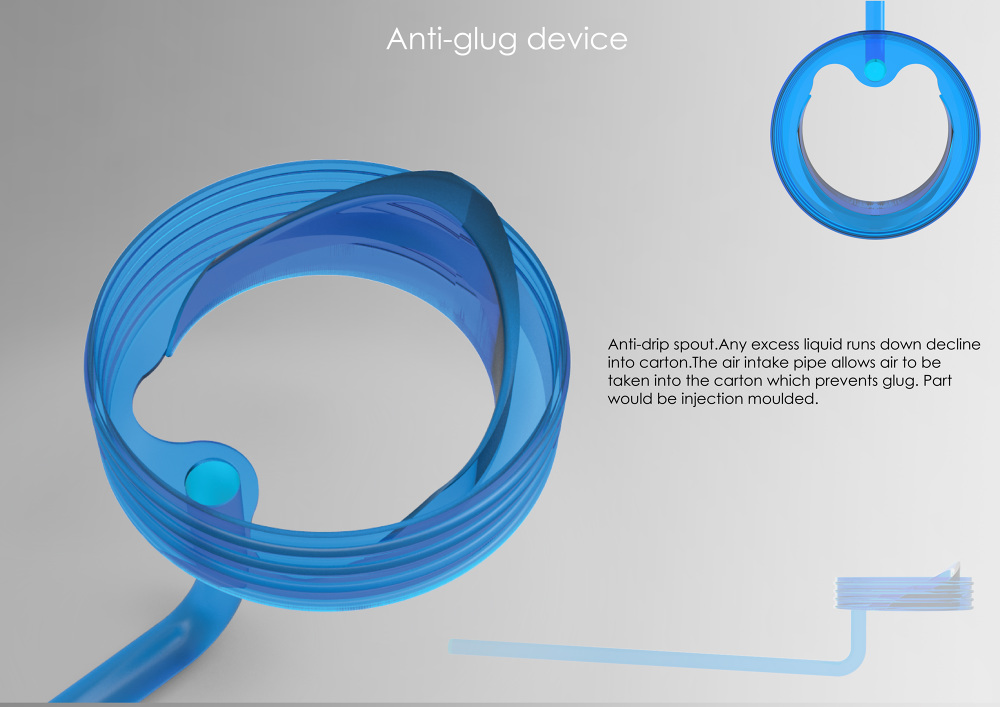 Anti-glug device - James Haslam Product Design
