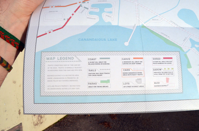 Longboard Map - McMillan Design