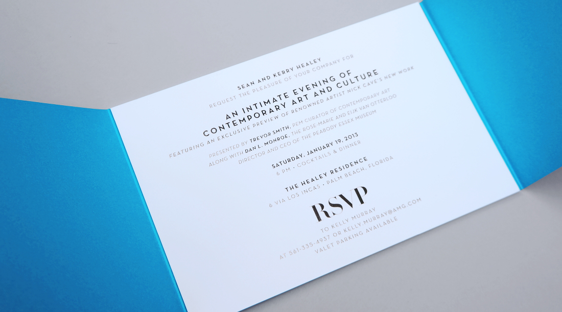 Miami Beach Invitation - Adam Sherkanowski