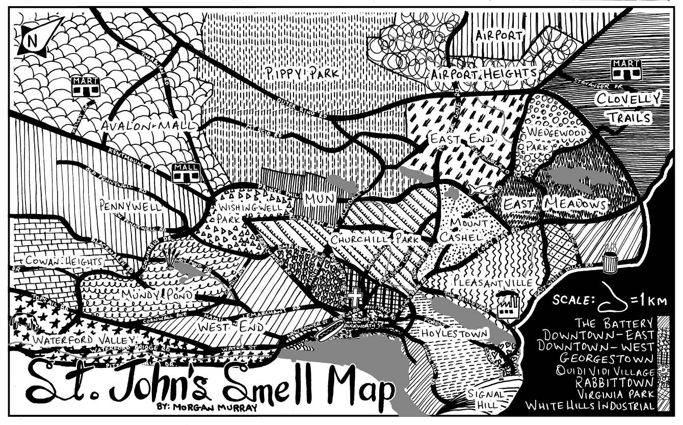 St. John's Smell Map - Morgan Murray