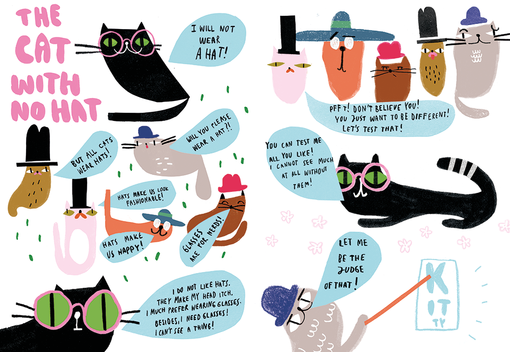 CAT WITH NO HAT - agata królak - design and illustration for children ...